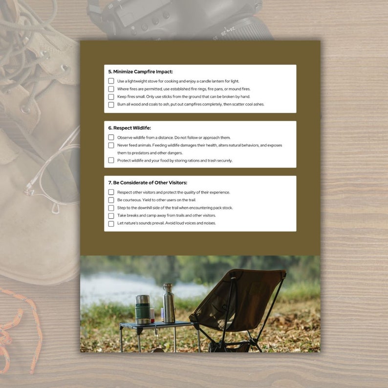 The Seven Principles of Leave No Trace Camping List, Leave No Trace ...