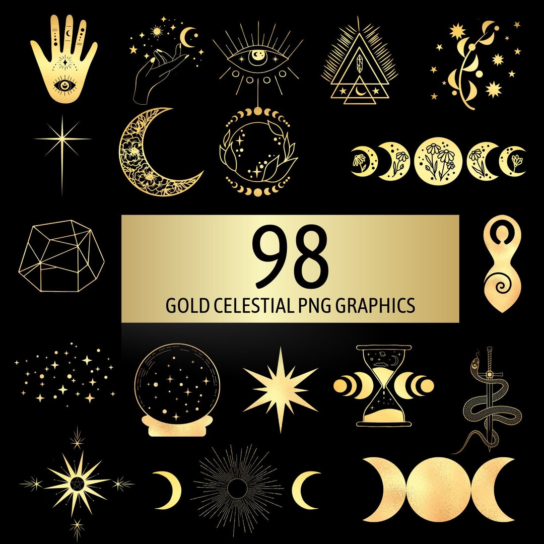 Celestial Moon PNG, Solar System, Moon Phase Clipart, Sun, Mystical ...