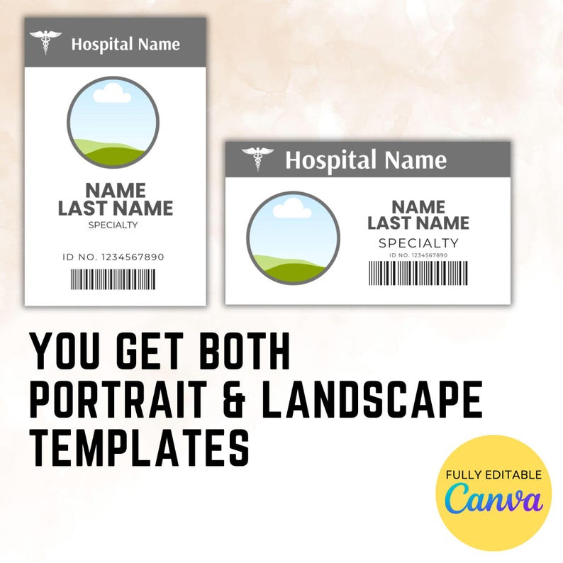 Printable Doctor ID Name Badge | Hospital Nurse Halloween Costume ...