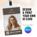 Design Your Own Name Tag, Badge, ID Badge, ID Card, Name Badge, Photo ...