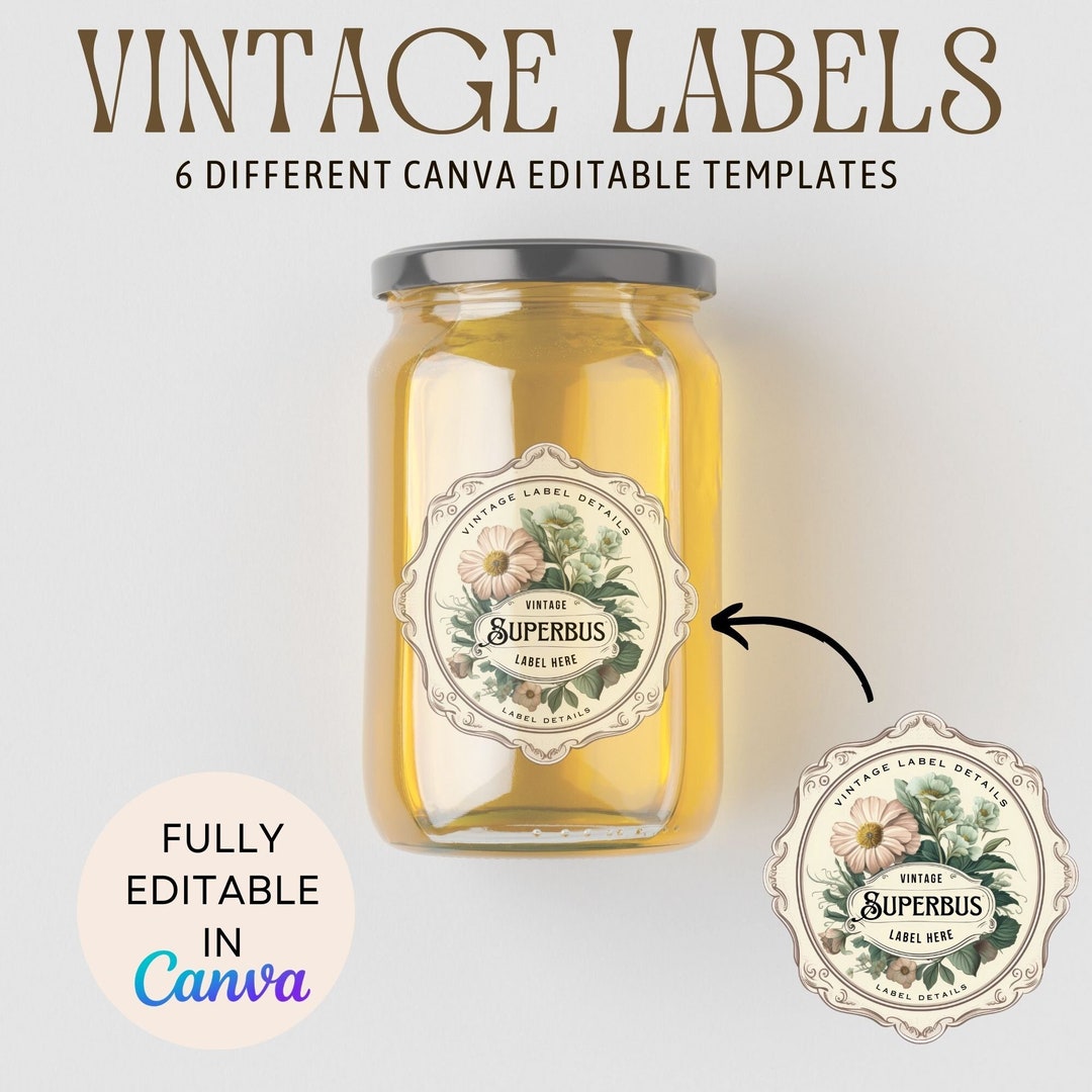 Editable Label Templates, Custom Packaging, Cosmetic Product Label ...