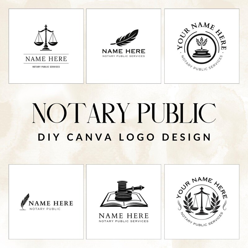 Notary Logo - Etsy