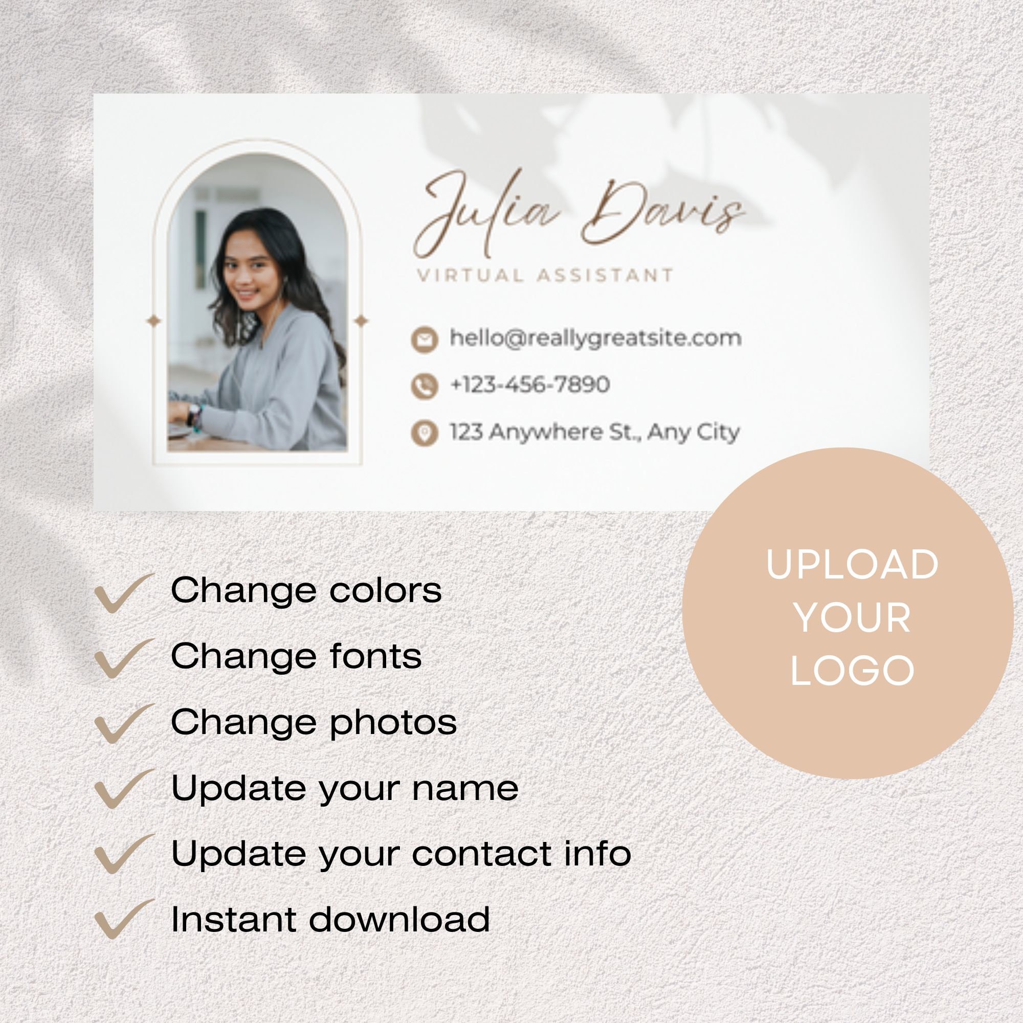 DIY Email Signature Template for Real Estate Agents, Email Footer ...