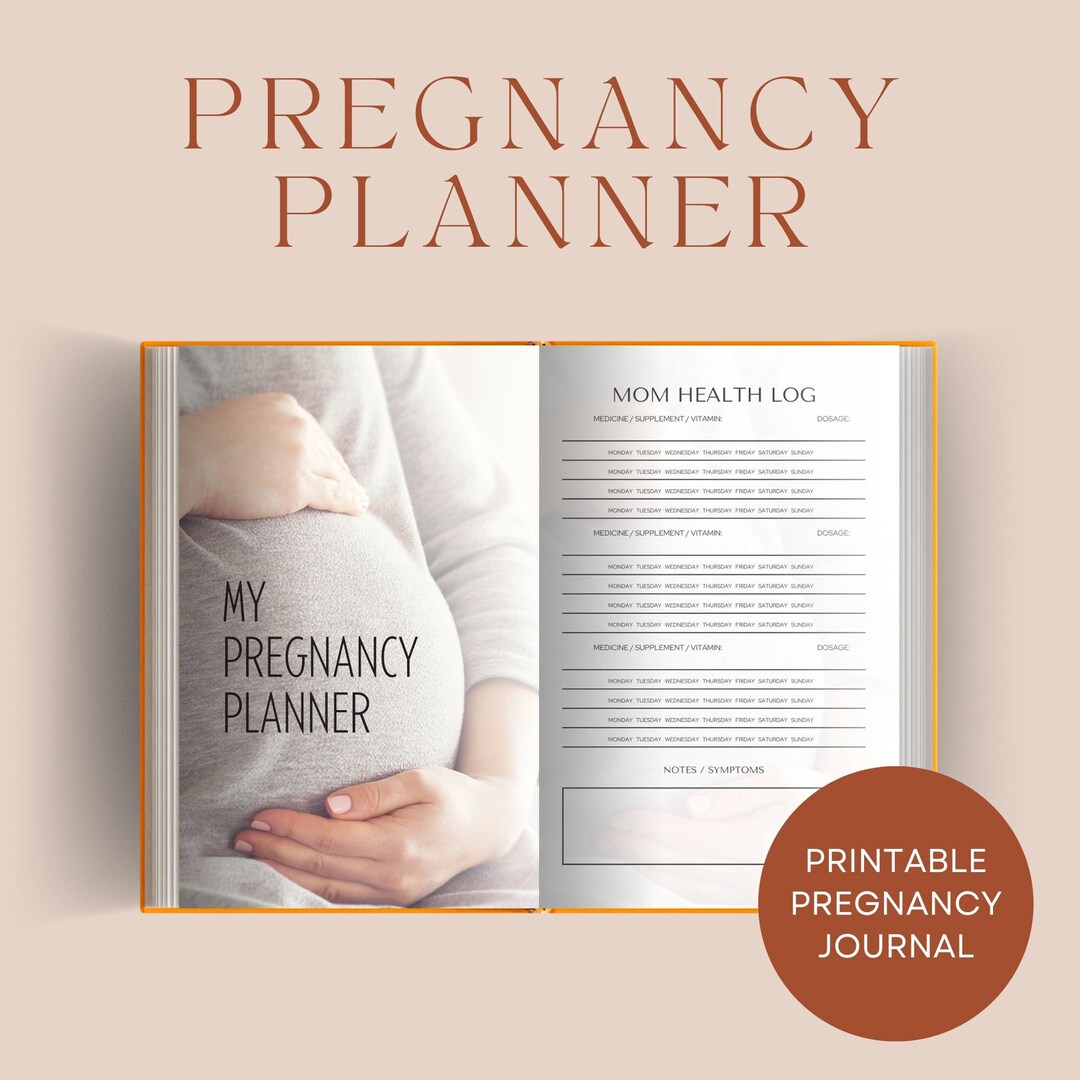 Pregnancy Planner, Comprehensive Birth Plan Template, Editable and ...