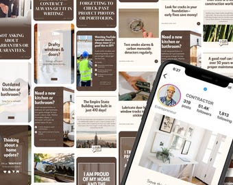 Construction Instagram Post | Construction Social Media Post | Social ...