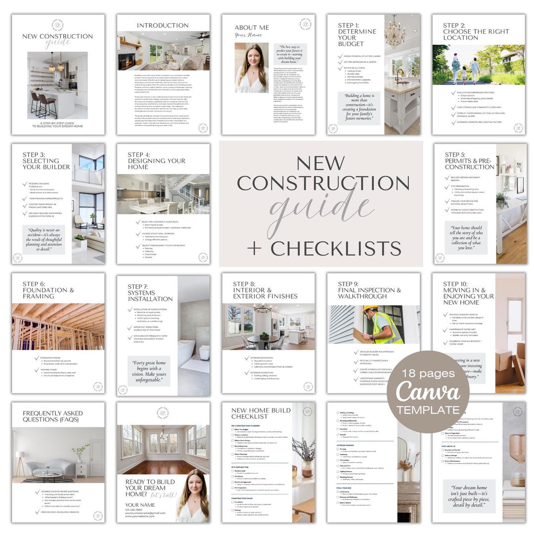 New Home Construction Guide | New Home Builder Guide | New Construction ...