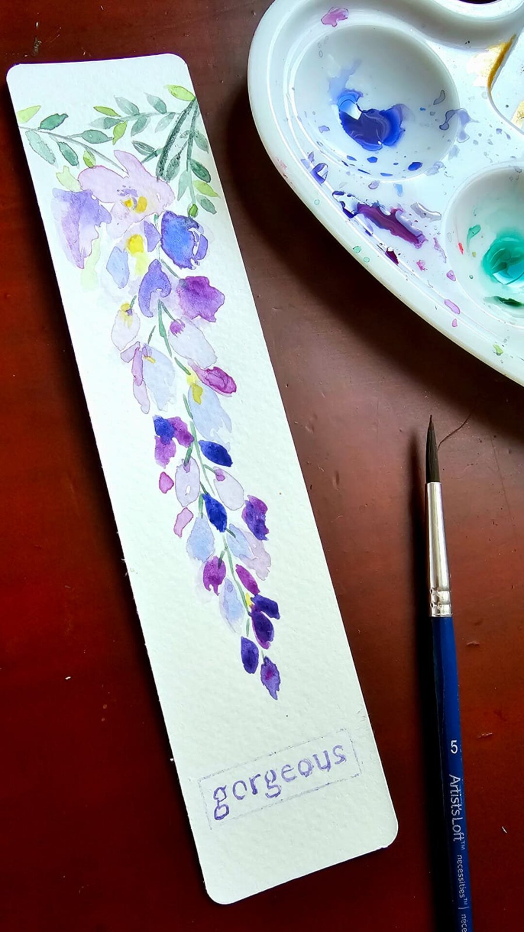 Flowers Laminated High Quality Bookmarks - Etsy