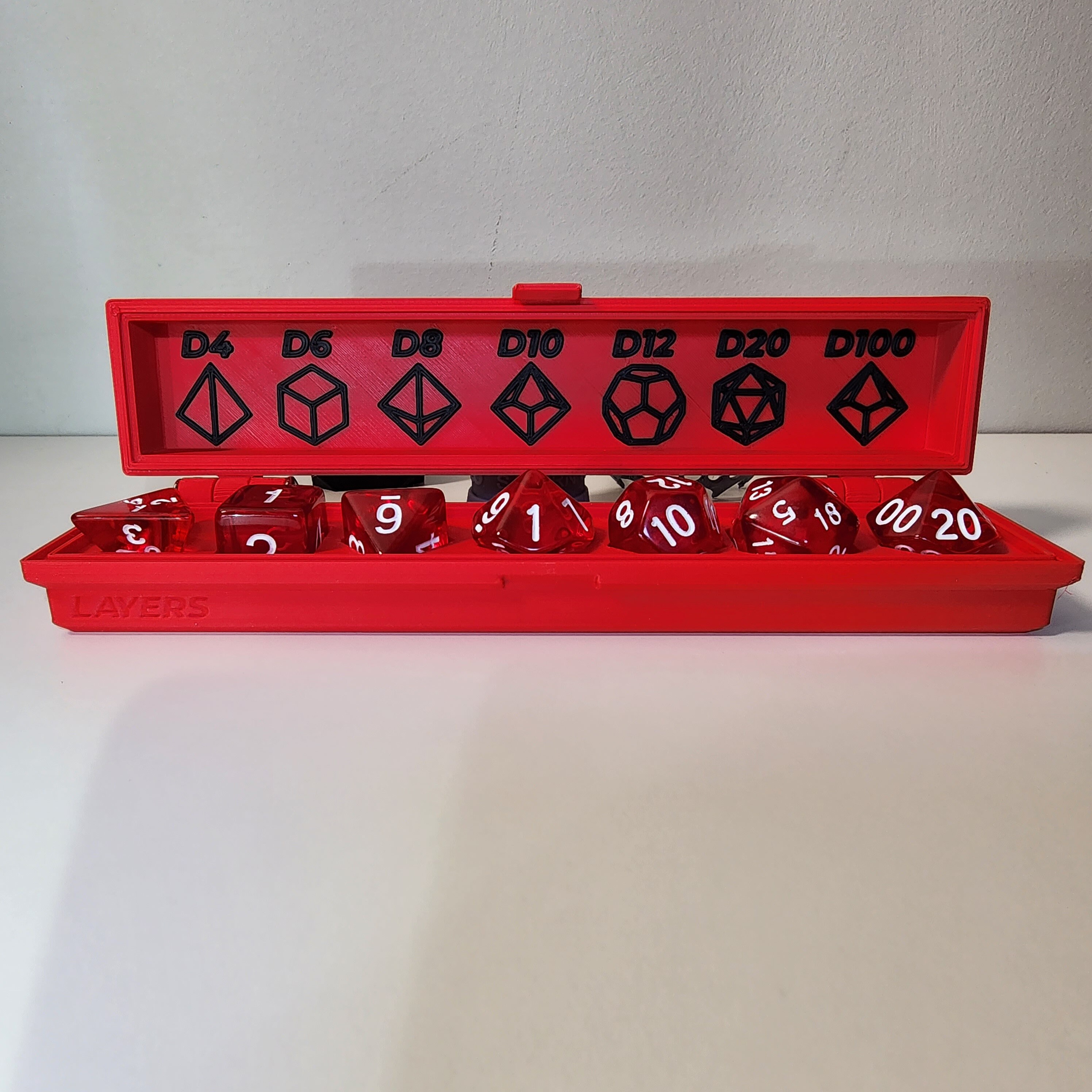 Dice Box With Dice Guide • Multicolor • Personalized • Dice Case • Dice ...