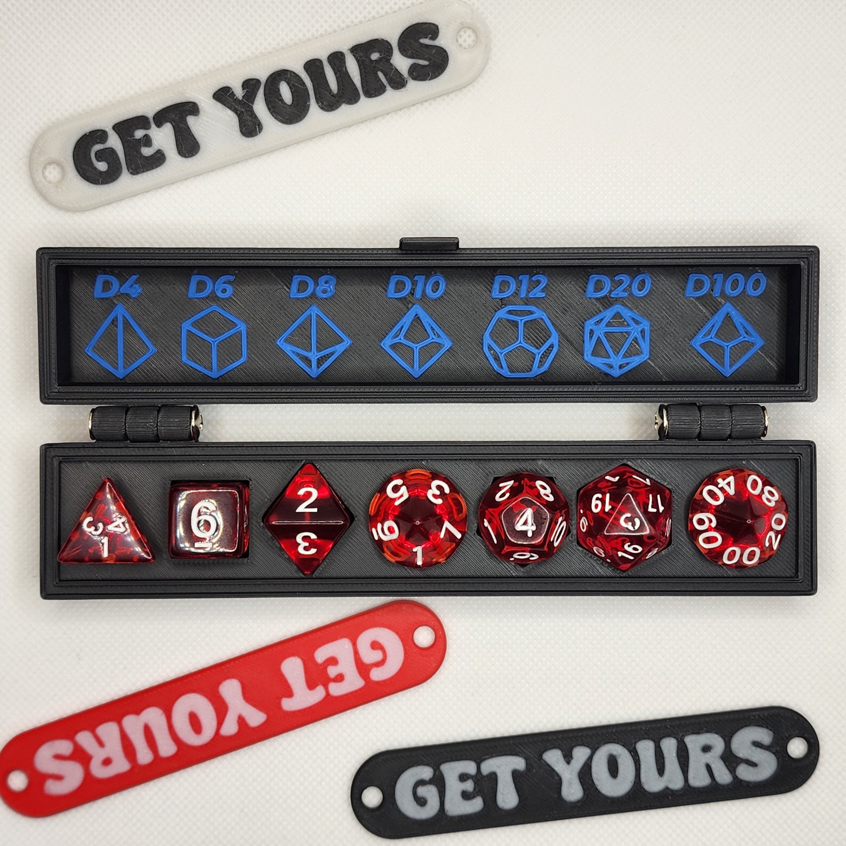 Dice Box With Dice Guide • Multicolor • Personalized • Dice Case • Dice ...