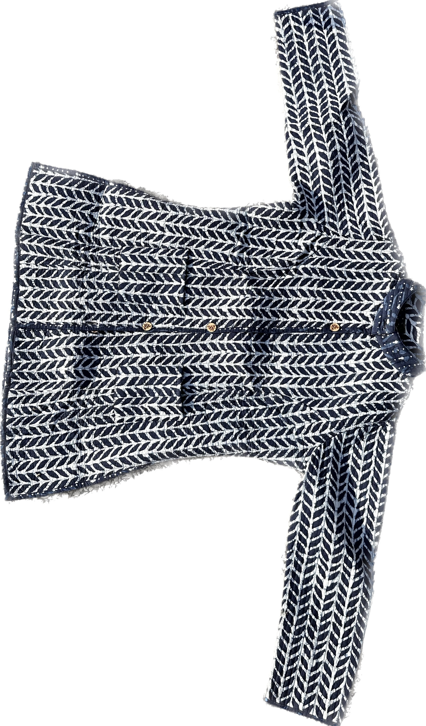 Hand Block Print Fabric Quilted Jacket Beautiful Jacket Jacket Women ...