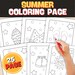 25 Summer Coloring Pages, Summer Coloring Pages for Kids, Summer ...