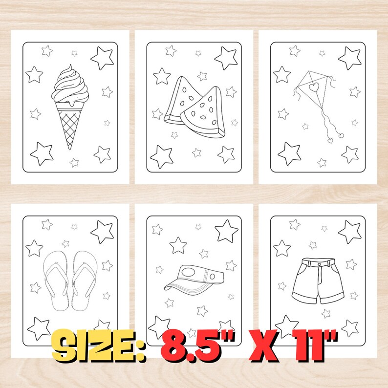 25 Summer Coloring Pages, Summer Coloring Pages for Kids, Summer ...