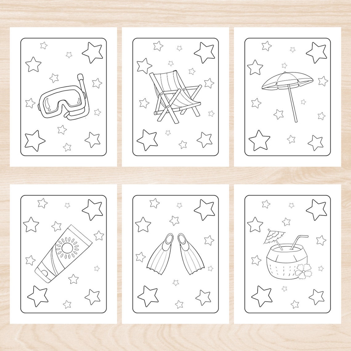 25 Summer Coloring Pages, Summer Coloring Pages for Kids, Summer ...