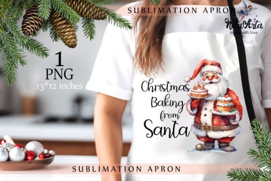 Christmas Apron PNG Bundle, Christmas Baking Apron - Etsy