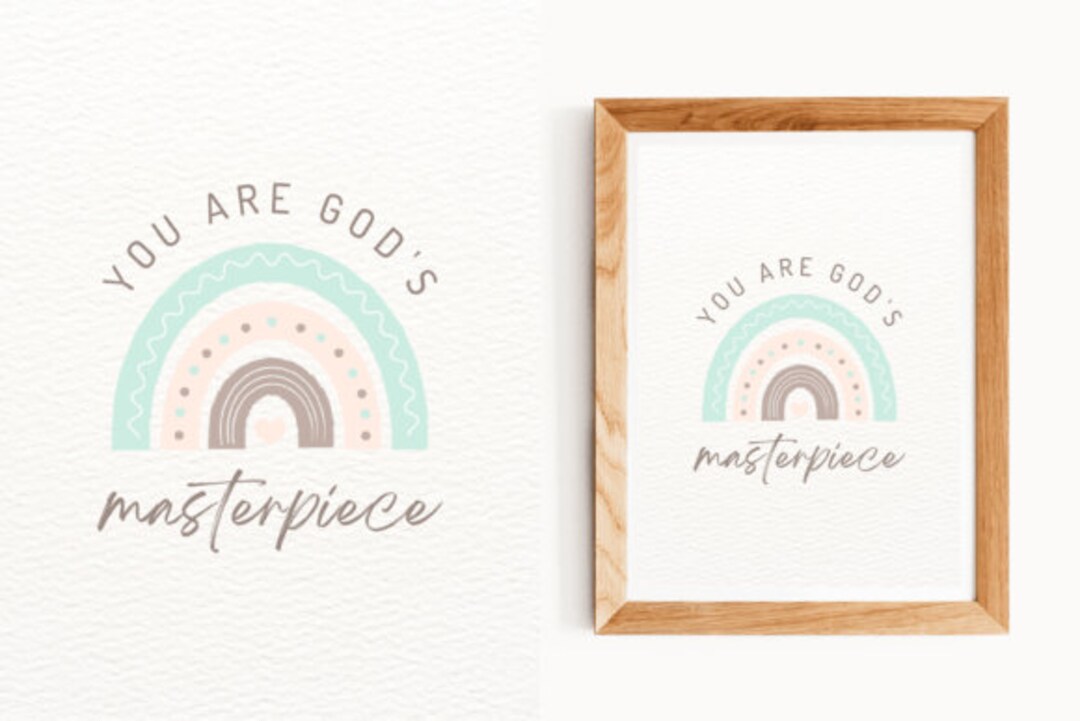 You Are Gods Masterpiece Printable Art - Etsy