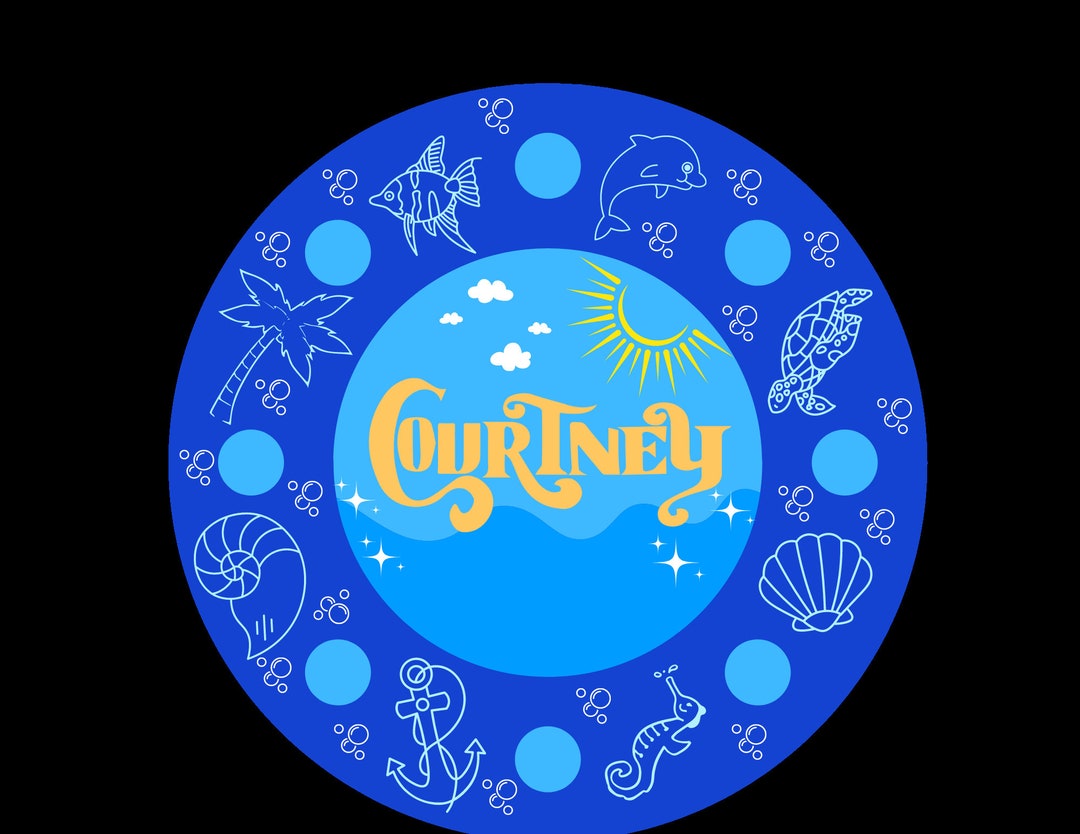 Custom Caribbean Cruise Magnets Porthole Name DCL Font Inspired - Etsy