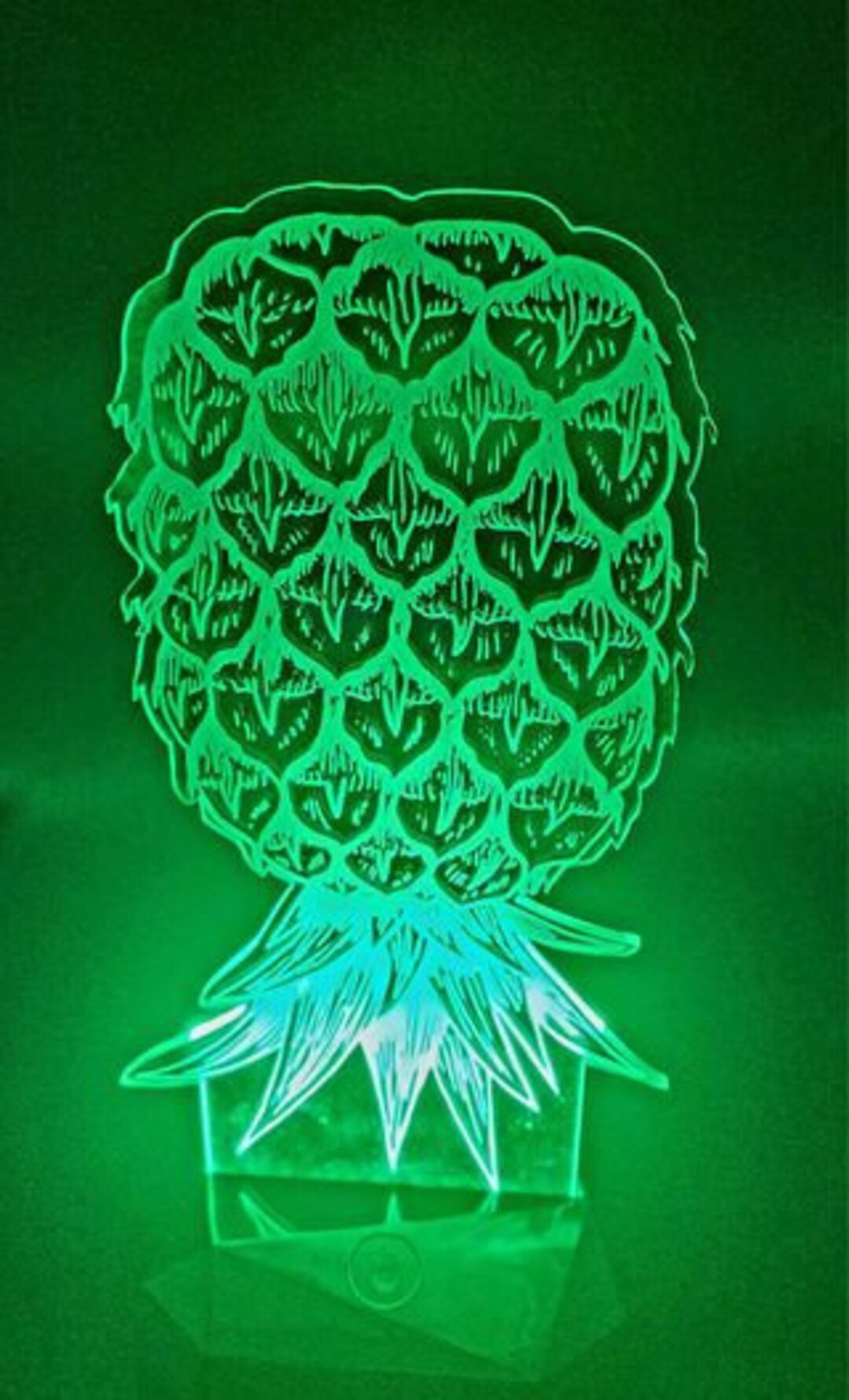 Upside Down Pineapple Light - Etsy