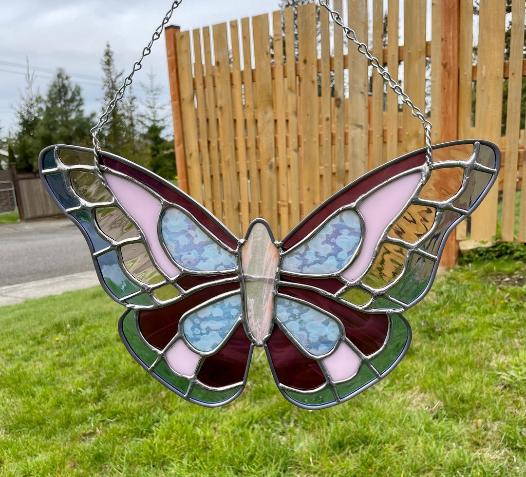 Stained Glass Butterfly - Etsy
