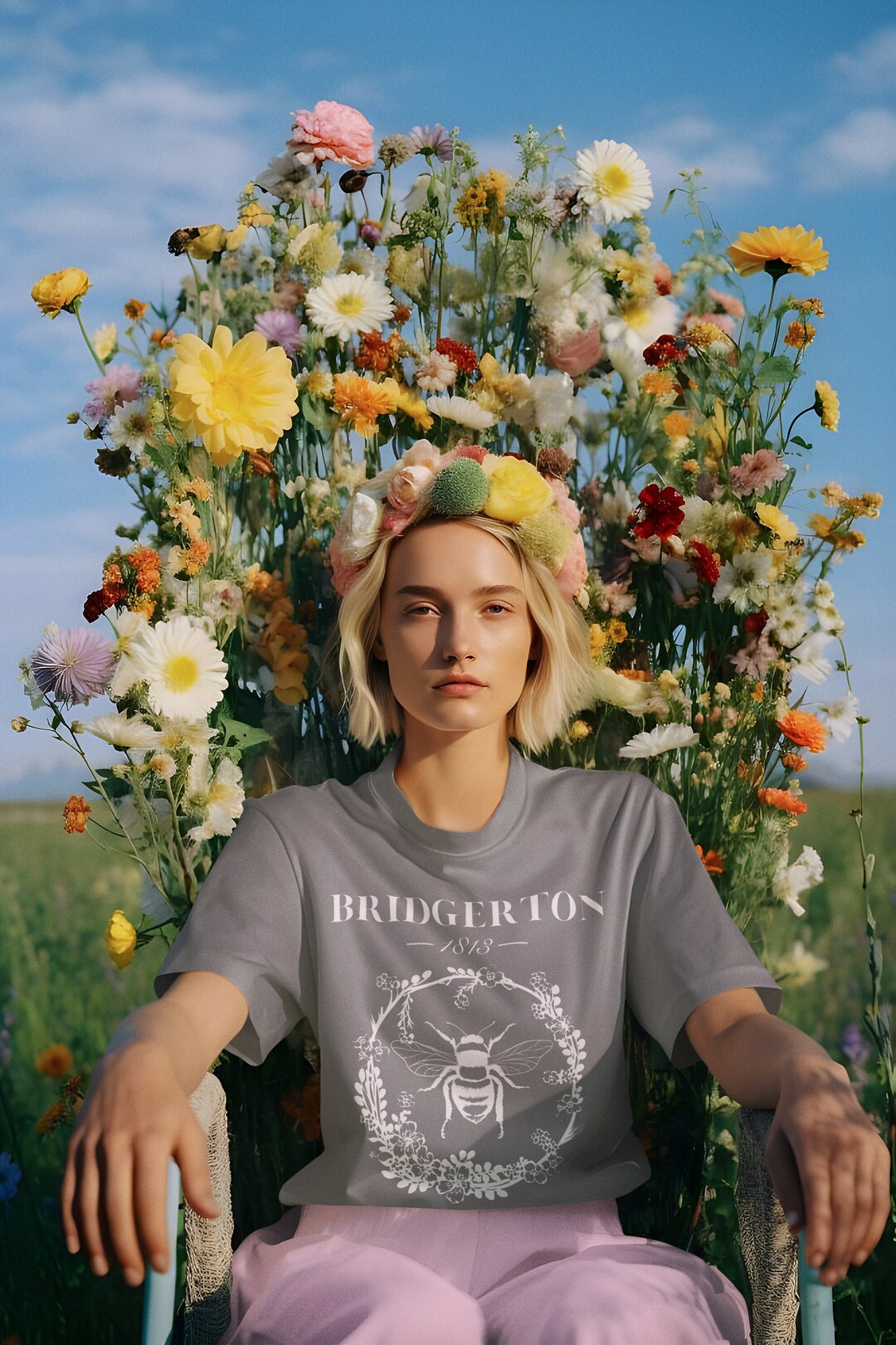 Bridgerton Bee Heavy Cotton Tee - Etsy