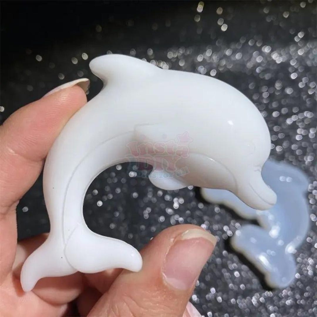 Dolphin Pendant Silicone Mold, Epoxy Resin Mold, DIY Crafts Tool ...