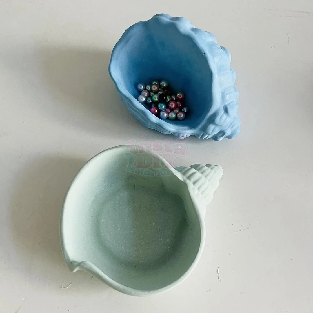 Conch Shell Dish Mold, Silicone Aromatherapy Plaster Mold, Desktop ...