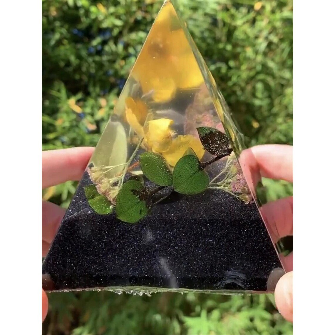 Large Pyramid Mold 15cm, Orgone Generator Silicone Mould, Epoxy Resin ...