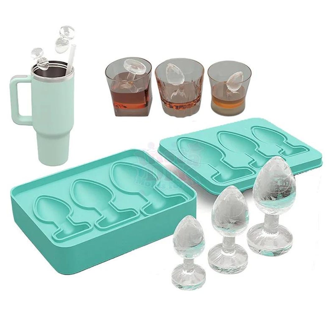 Anal Plug Ice Cube Molds, Wine Party Ice Compartment Mold, Food Grade ...