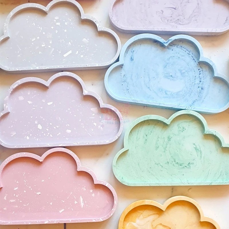 Necklace & Rings Display Stand Silicone Mold, DIY Handmade Cement ...