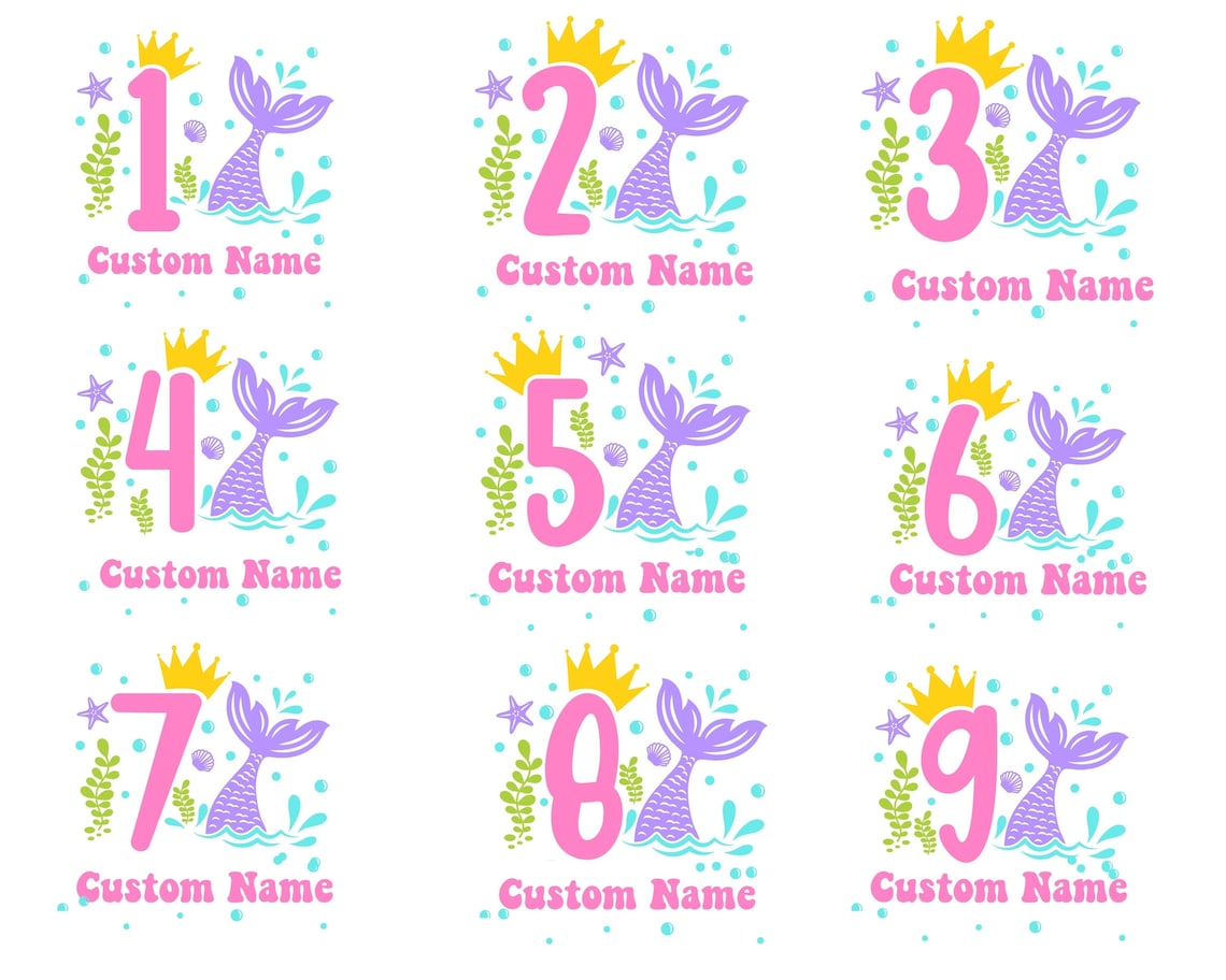 Custom "in My Mermaid Era" Shirt: Retro Birthday Gift - Etsy