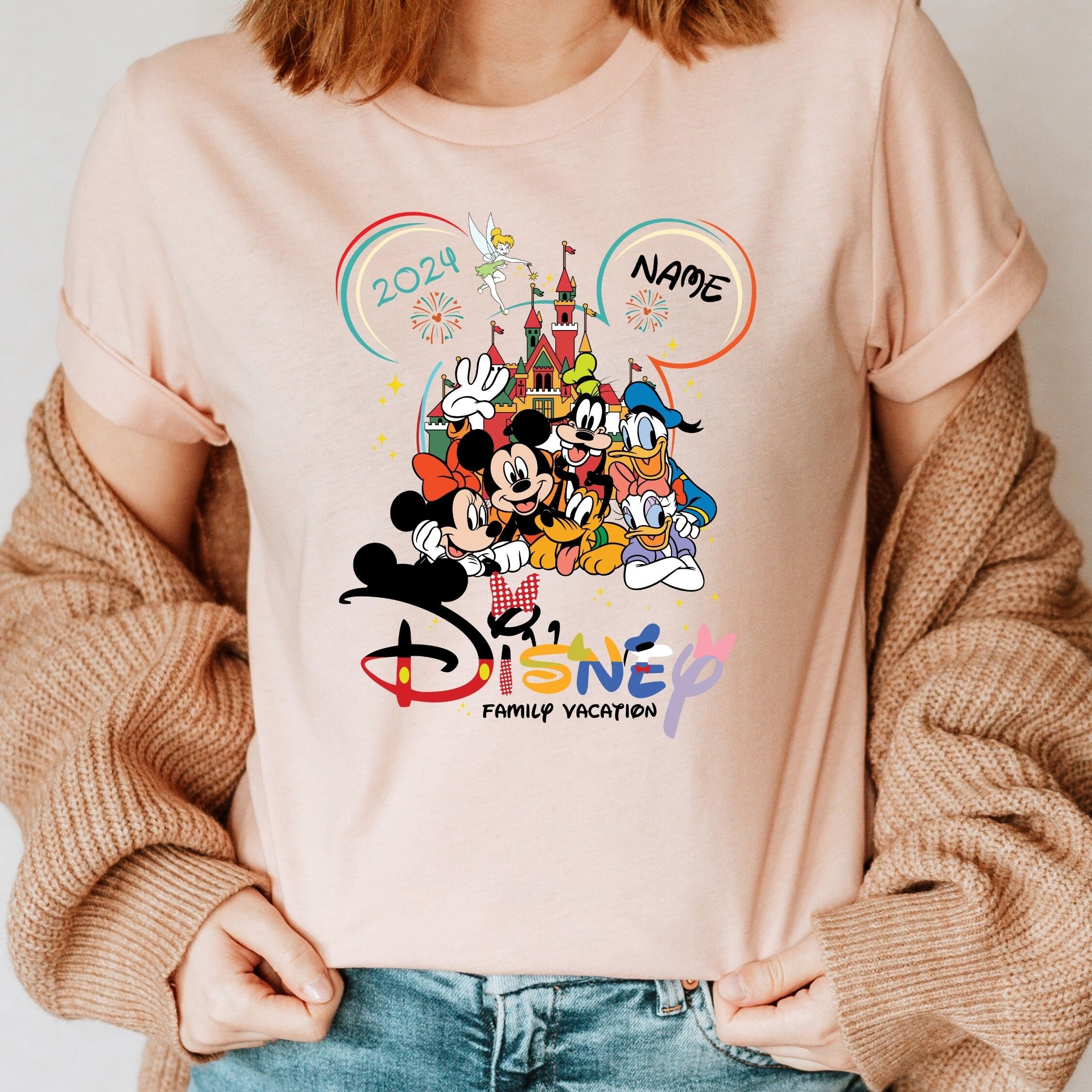 Custom 2024 Disney Family Vacation Shirts - Disney Castle 2024 Shirts ...