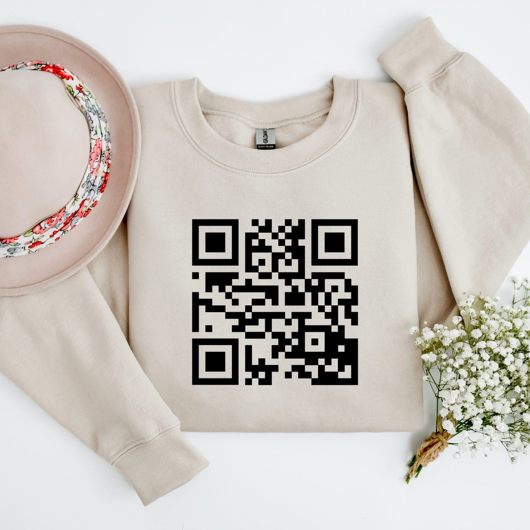 F*CK YOU! QR Code Sweatshirt - Sarcastic Meme Gag Gift - Etsy