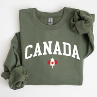 Canada Sweatshirt, Canada Day, Canada Flag Sweat, Canadian Shirt ...