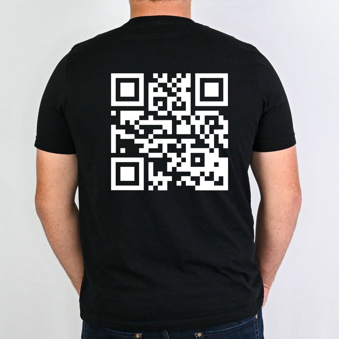 FCK YOU QR Code Unisex Crew Tee Funny Saying Shirt Sarcastic Gift for ...