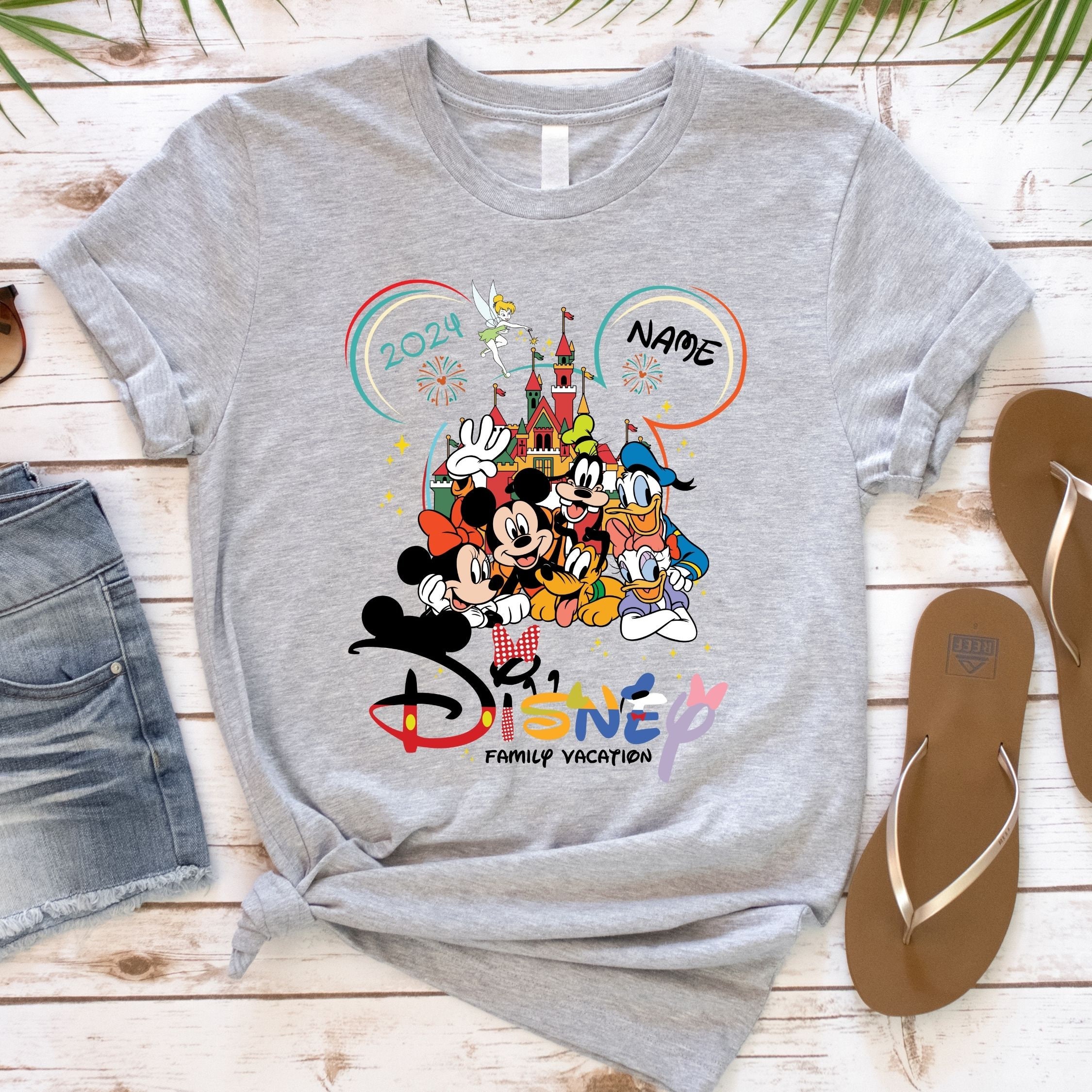 Custom 2024 Disney Family Vacation Shirts - Disney Castle 2024 Shirts ...