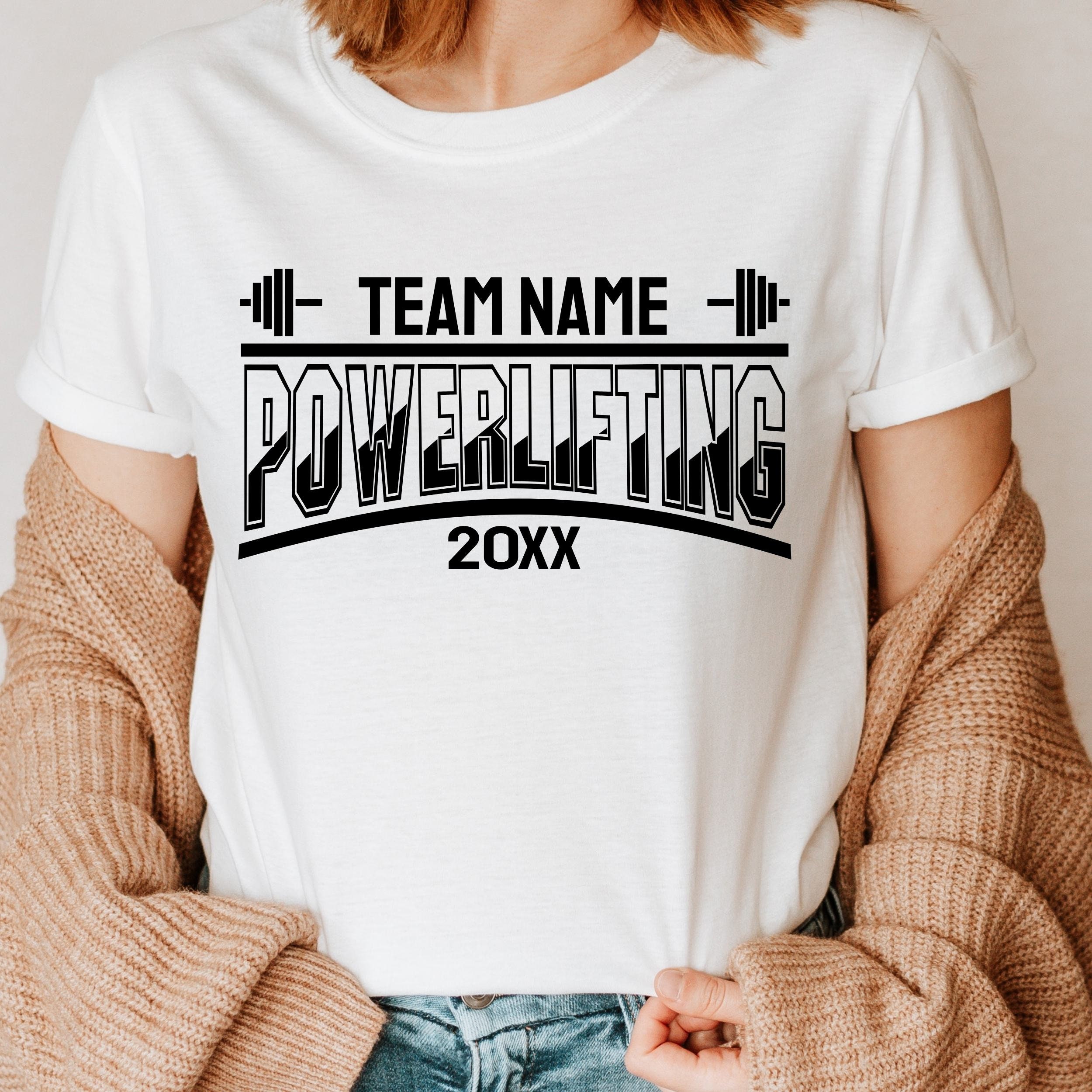Custom Powerlifting Club Shirt: Personalized Team Tee - Etsy