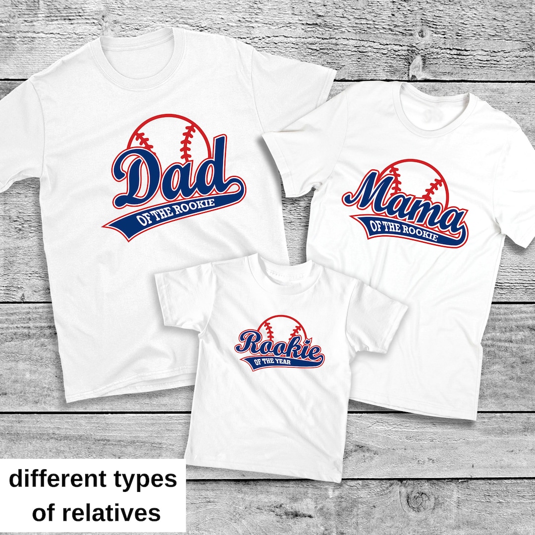 Rookie of the Year 1st Baseball Shirt - Mommy of the Rookie - Family ...