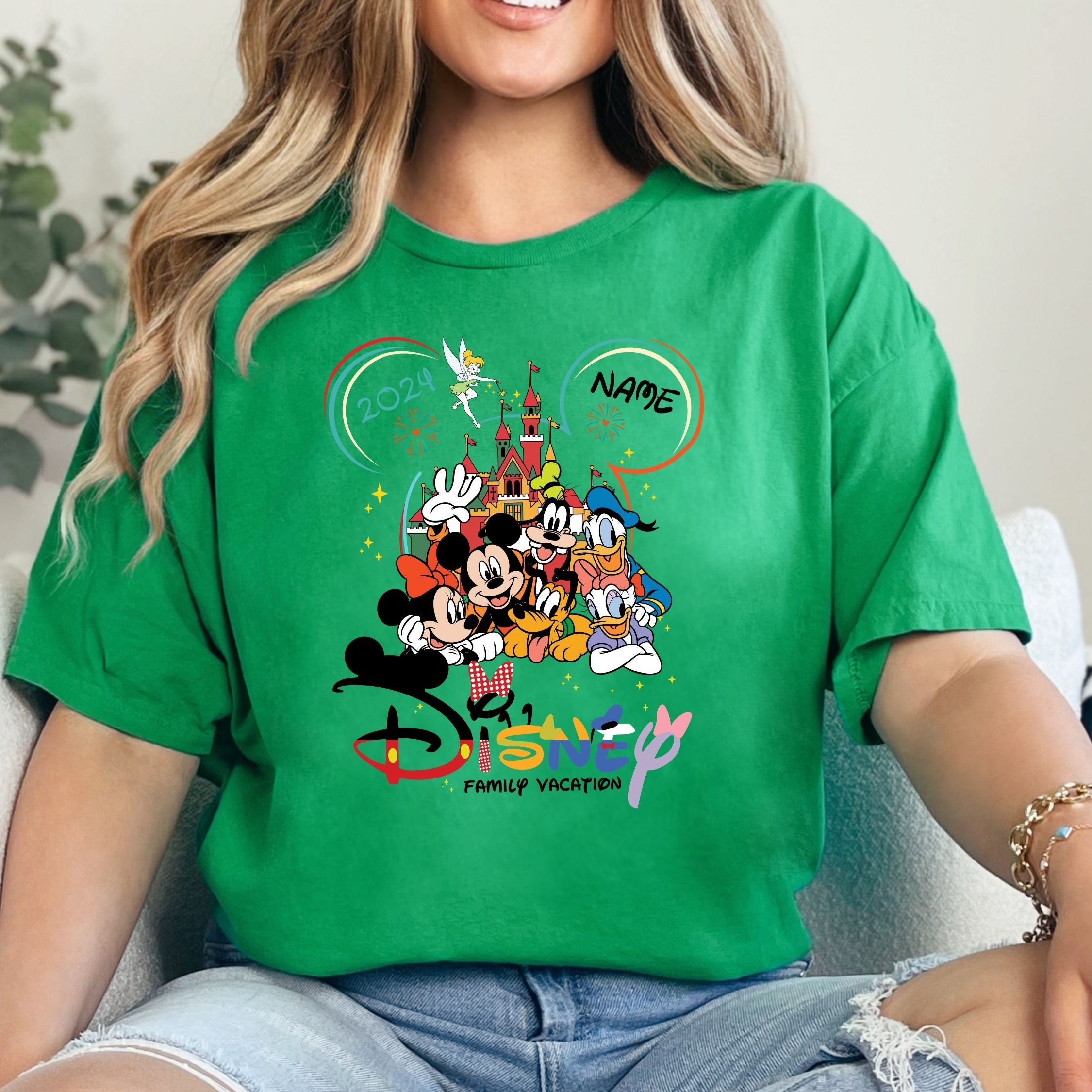 Custom 2024 Disney Family Vacation Shirts - Disney Castle 2024 Shirts ...