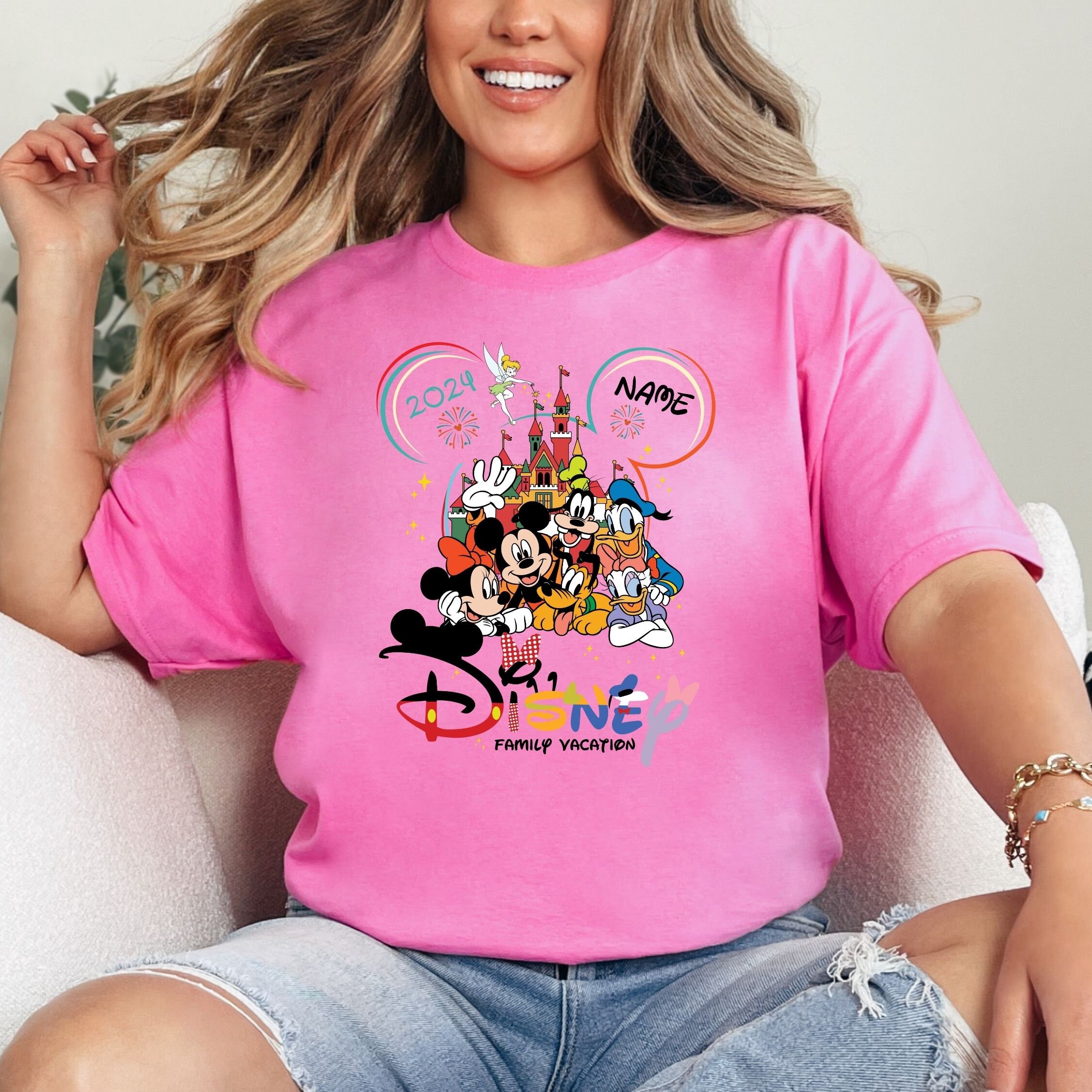 Custom 2024 Disney Family Vacation Shirts - Disney Castle 2024 Shirts ...