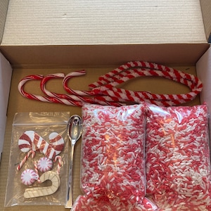 Candy Cane Sensory Kit - Etsy