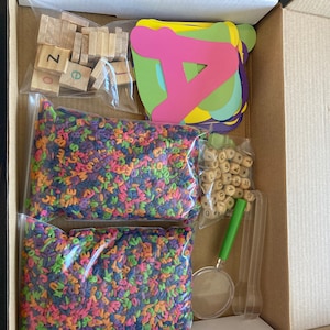 Alphabet Sensory Kit - Etsy