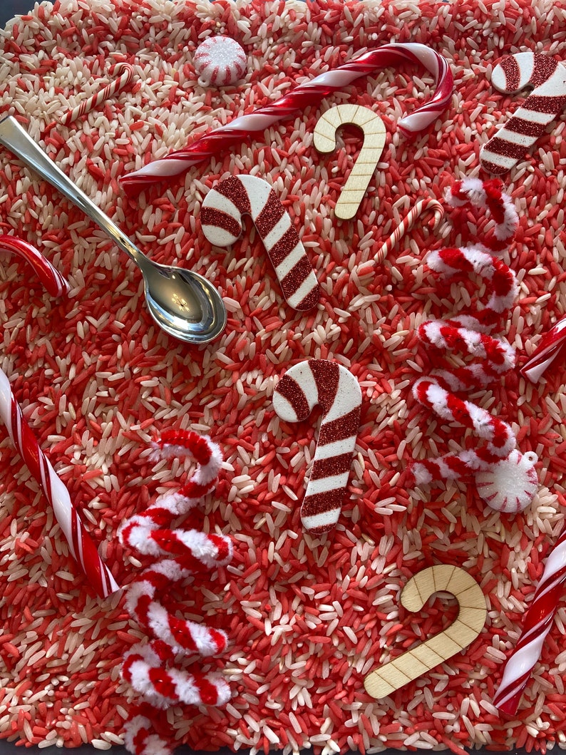 Candy Cane Sensory Kit - Etsy
