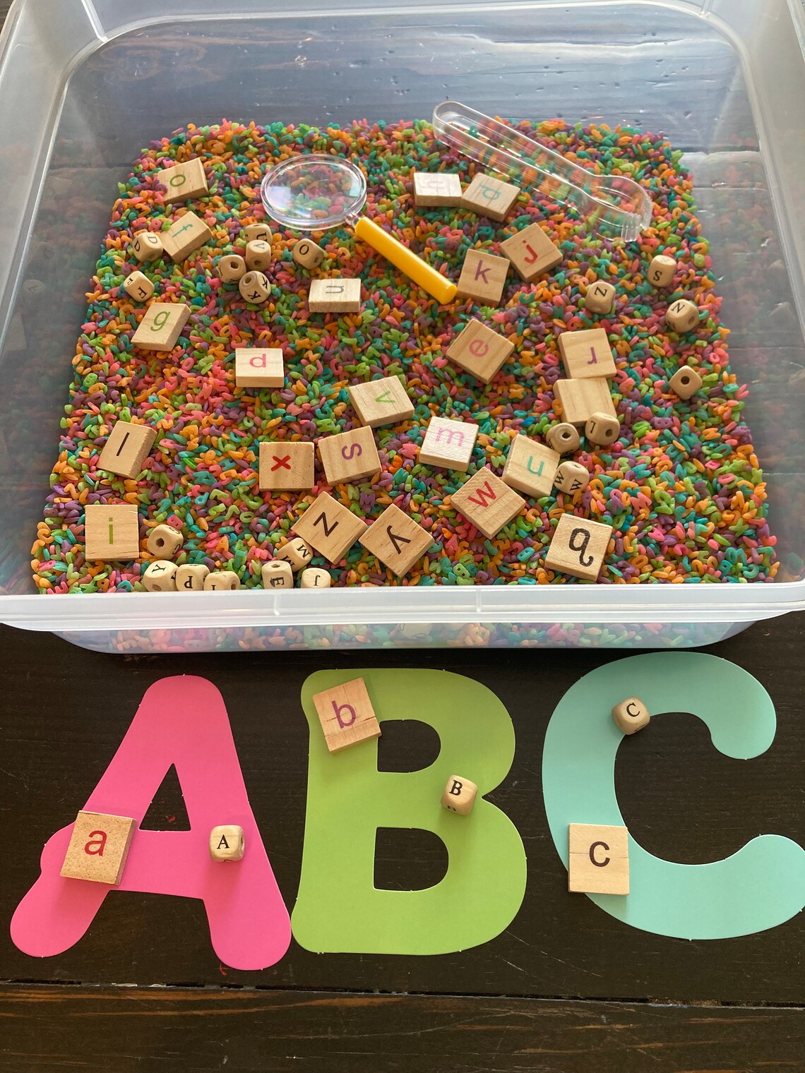 Alphabet Sensory Kit - Etsy