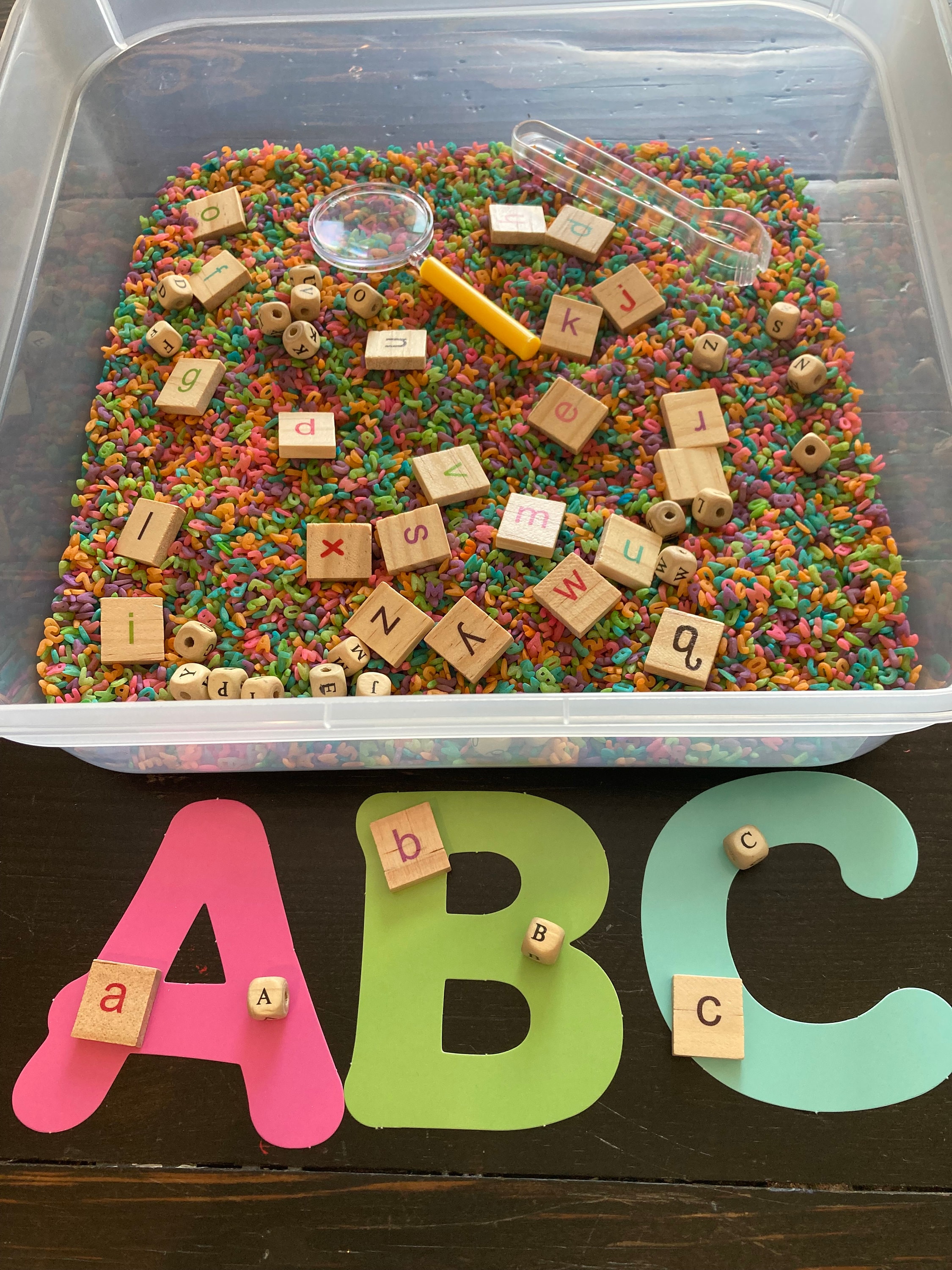 Alphabet Sensory Kit - Etsy