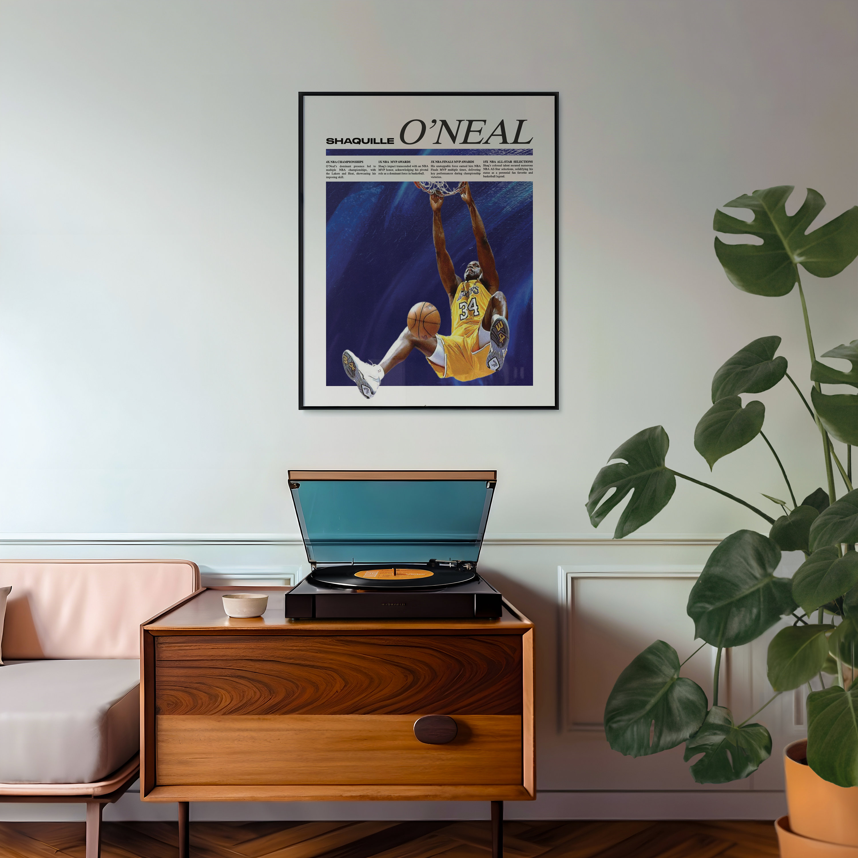 Shaq Inspired Poster, Newspaper Inspired Poster, Magazine Inspired ...