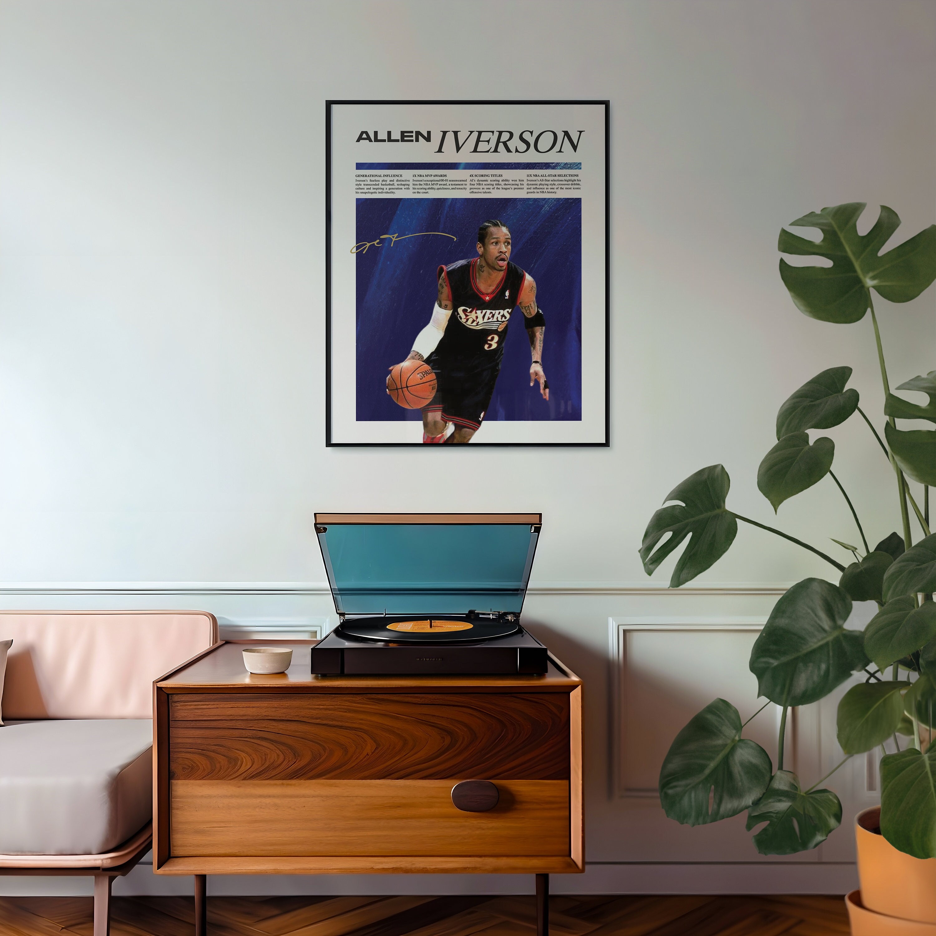 Allen Iverson Inspired Poster, Newspaper Inspired Poster, Magazine ...