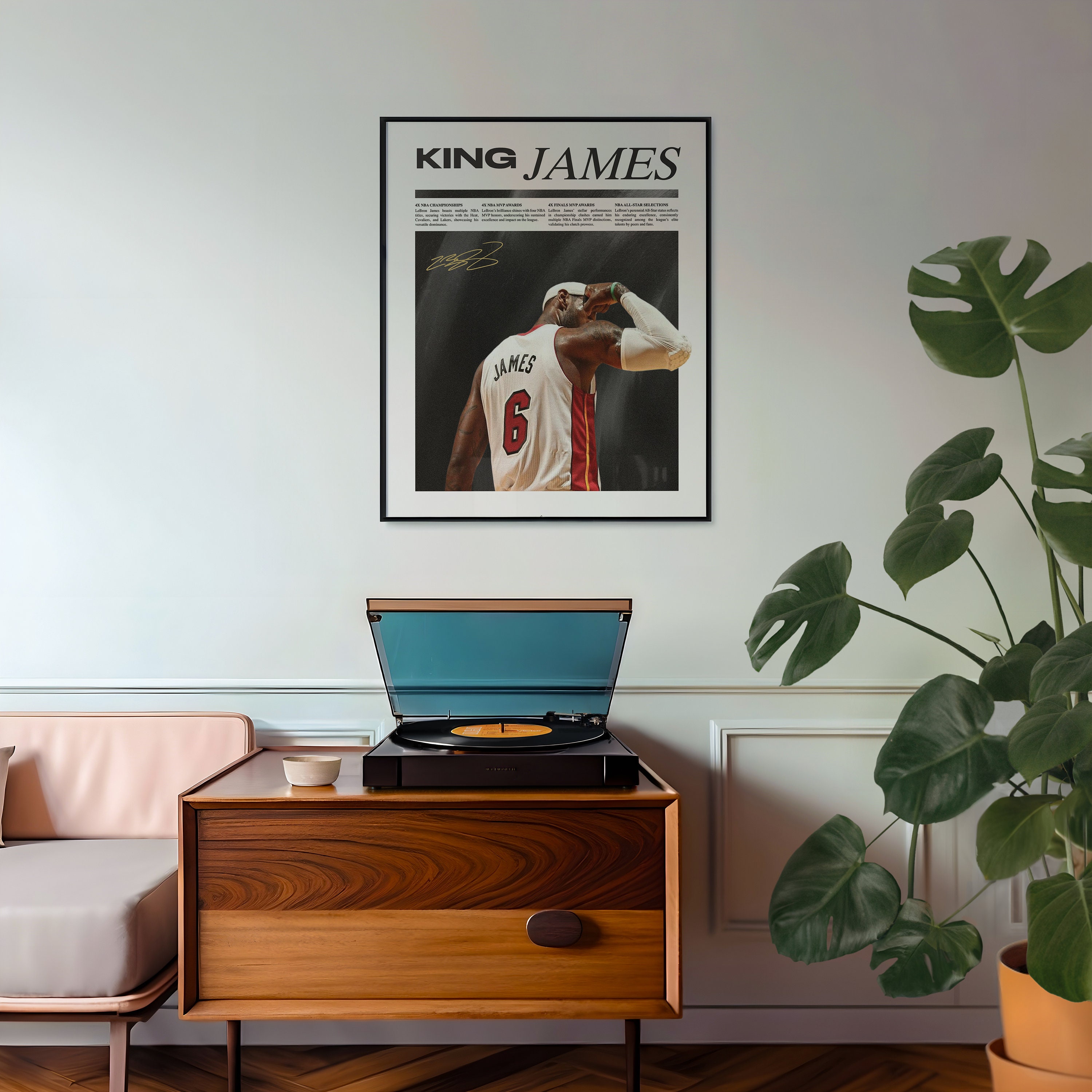 Lebron James Inspired Poster, Newspaper Inspired Poster, Magazine ...