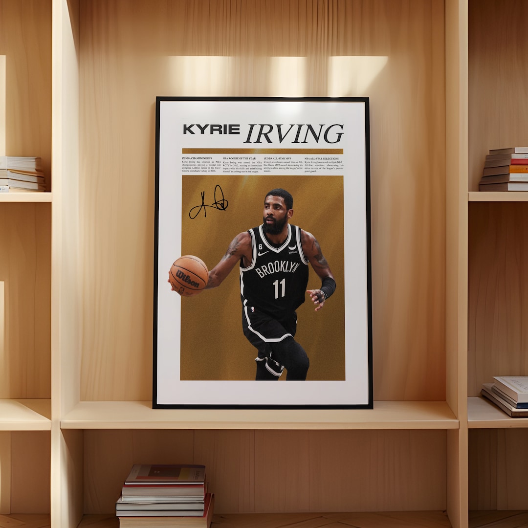 Kyrie Irving Inspired Poster, Newspaper Inspired Poster, Magazine ...