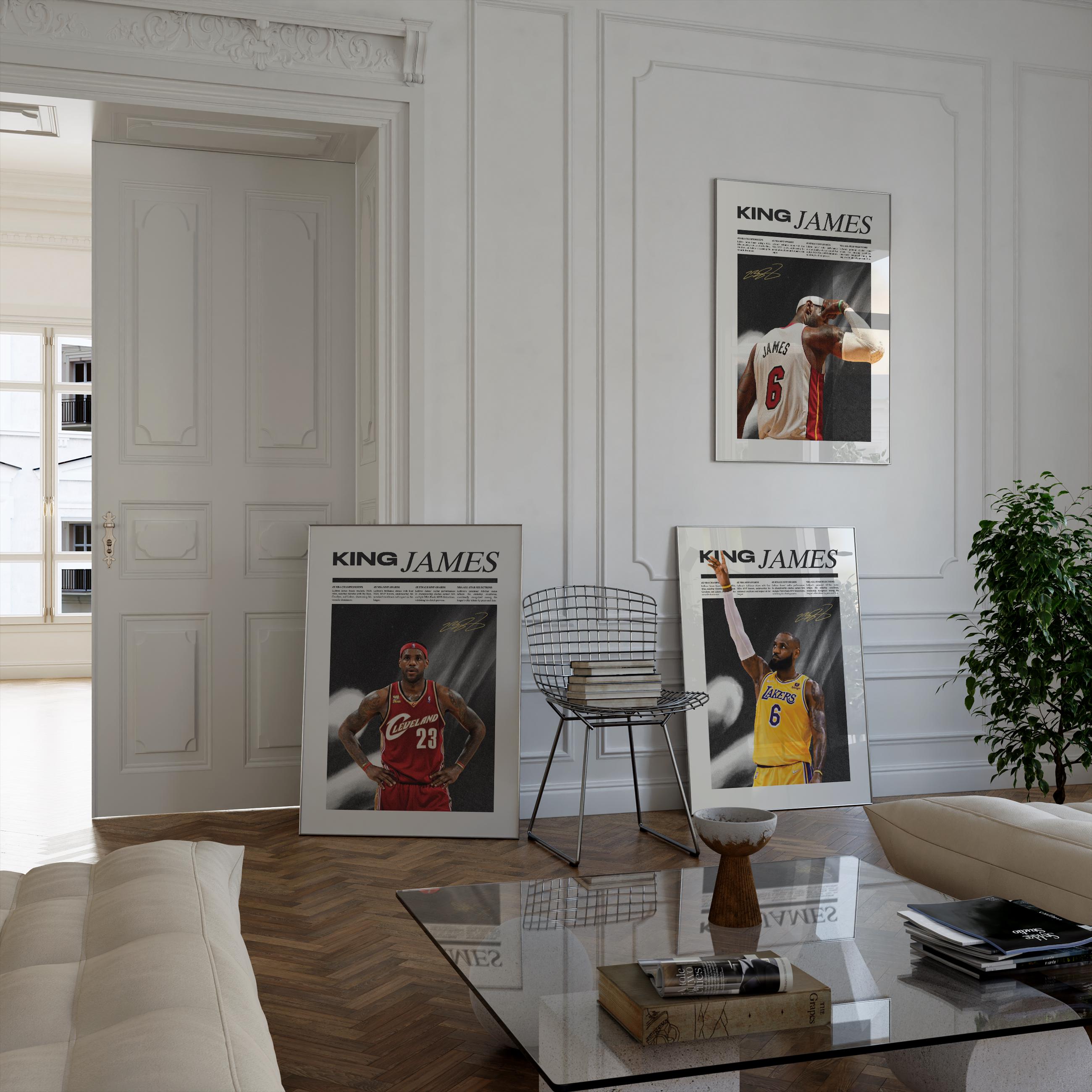 Lebron James 3 Eras Poster: NBA Basketball Art (digital Download) - Etsy