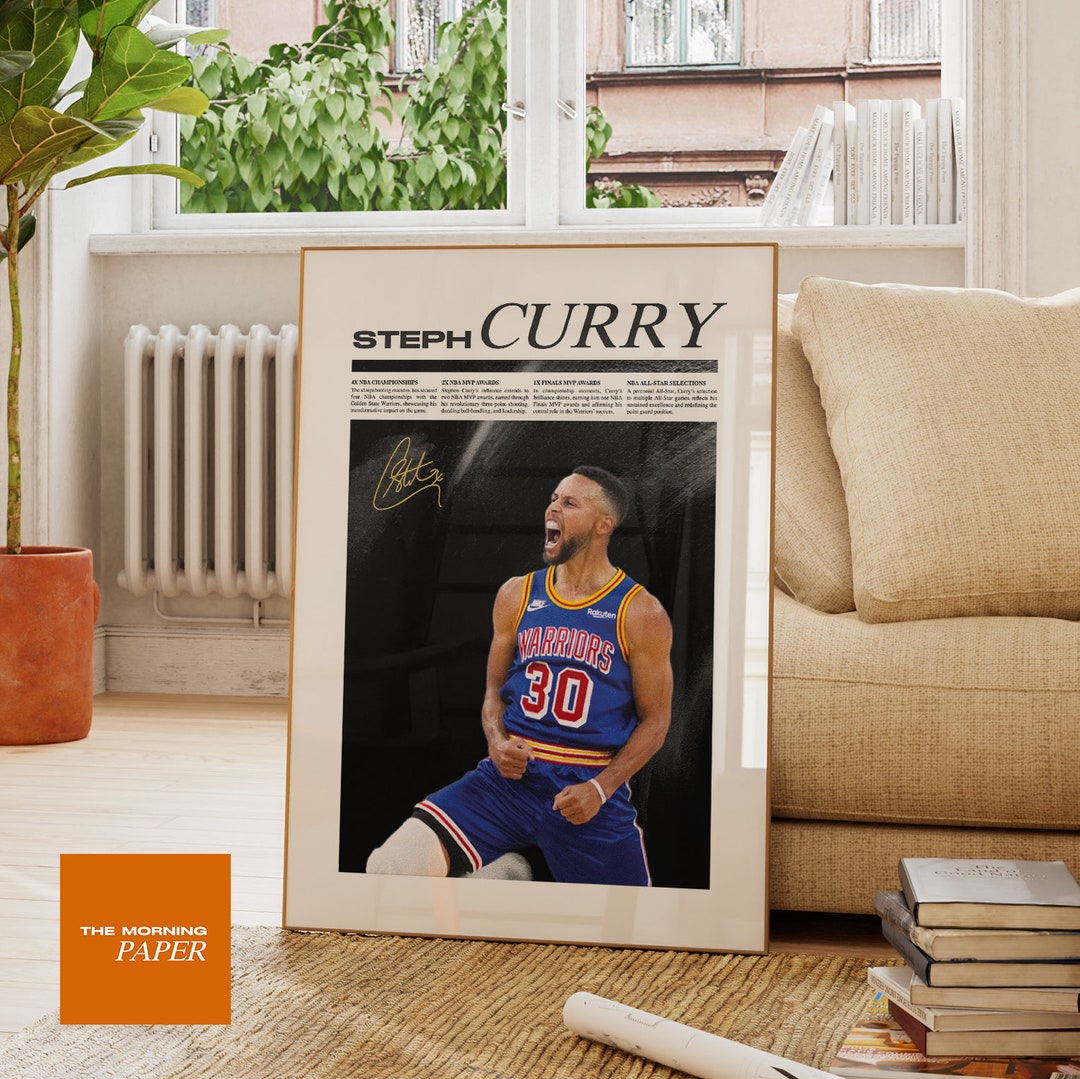 Stephen Curry Inspired Poster, Newspaper Inspired Poster, Magazine ...