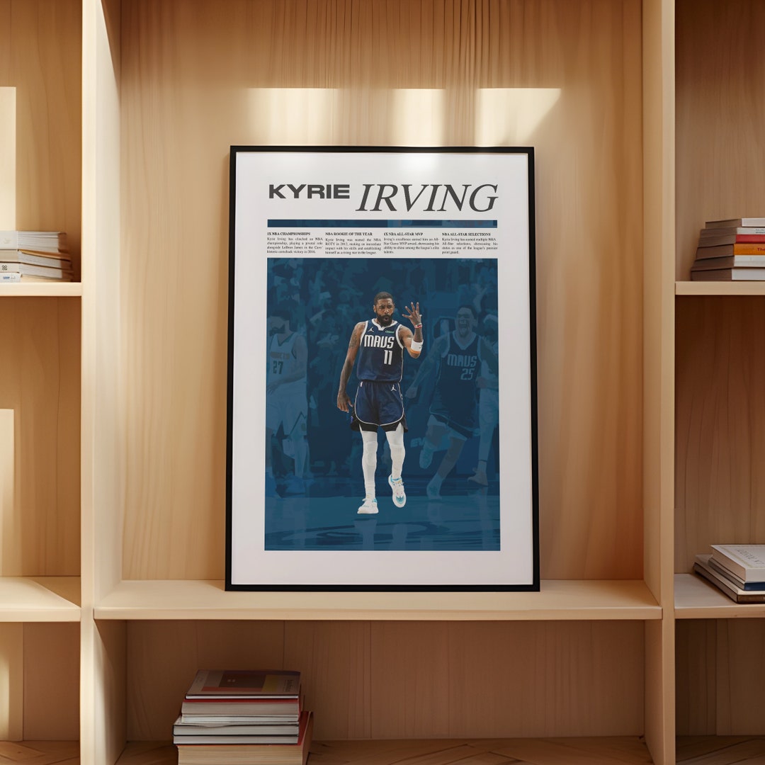 Kyrie Irving Inspired Poster, Newspaper Inspired Poster, Magazine ...